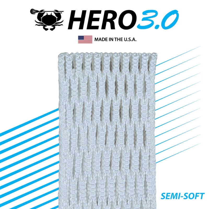 ECD Hero 3.0 Semi-Soft Lacrosse Mesh – Cyclone Taylor Source for Sports
