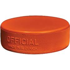 Heavyweight Orange 10 oz. Puck – Cyclone Taylor Source for Sports